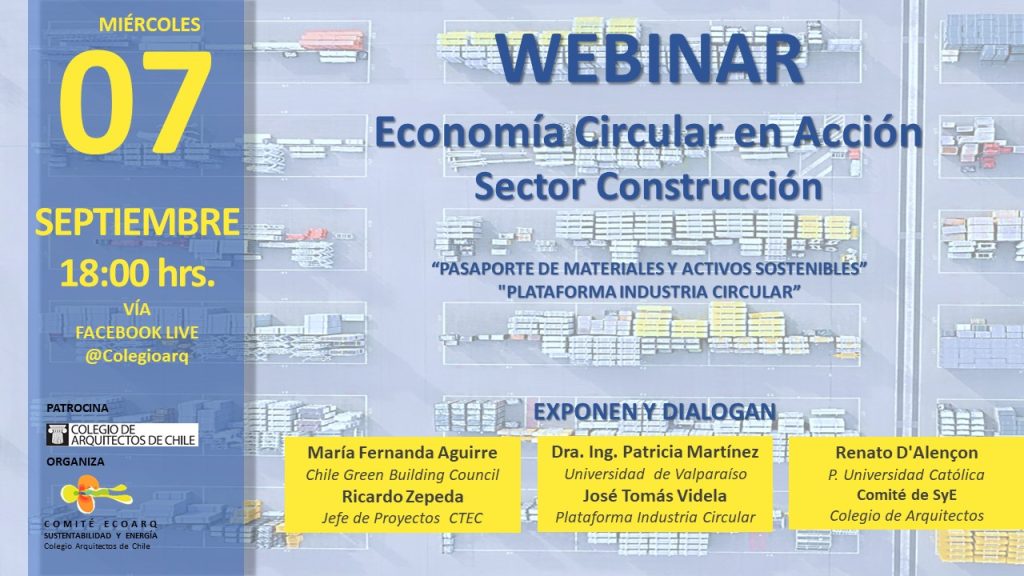 Webinar – «Economía circular en acción - Sector construcción» - COLEGIO ...